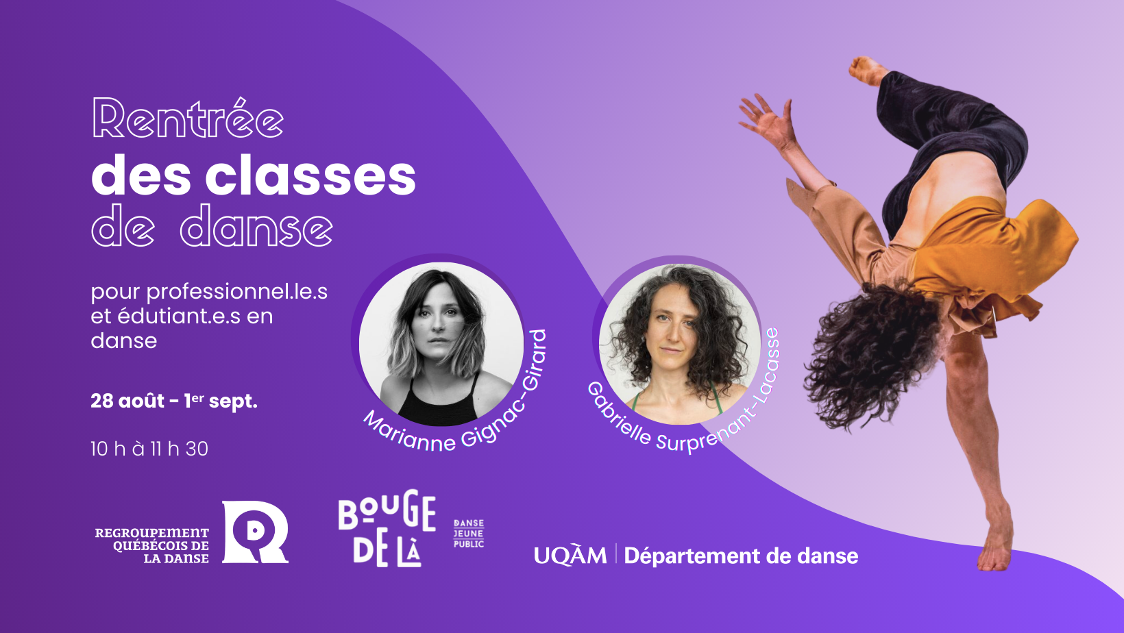 Classes de la rentrée du RQD avec Bouge de là (2024) | Regroupement ...